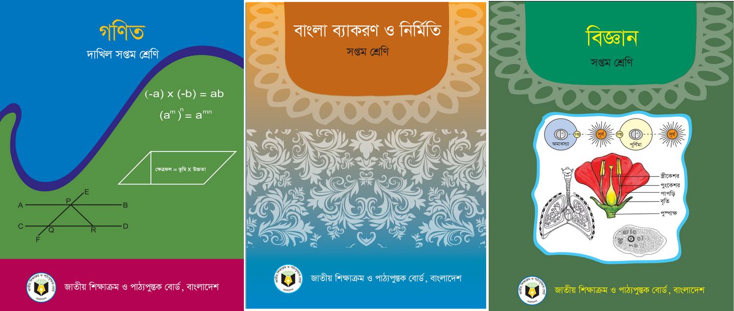 NCTB Books of Class 7 PDF 2026 (Class 7 Book Bangla & English Version)